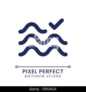 Float effect applying pixel perfect white linear ui icon for dark theme Stock Vector Image & Art ...