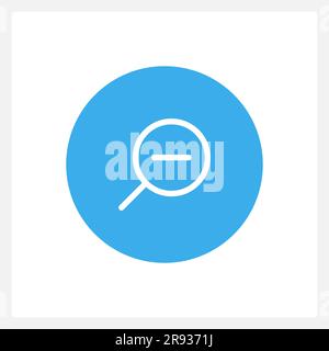 Active zoom out button UI element template Stock Vector Image & Art - Alamy