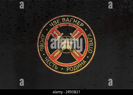 Flag Wagner Group, flag Wagner Private Military Company, fabric flag ...