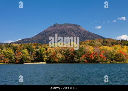 Autumn Foliage of Lake Akan Stock Photo - Alamy