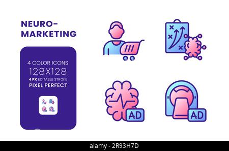 Neuro advertising gradient fill desktop icon Stock Vector Image & Art ...