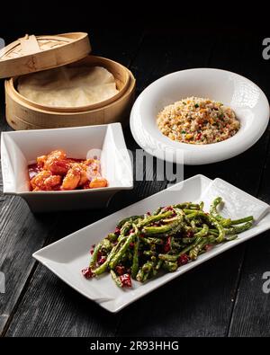 Chinese Set Meal Stock Photo - Alamy