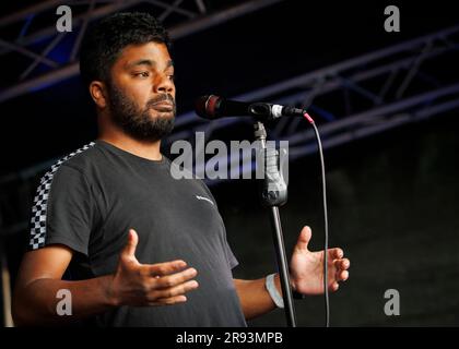 Don Biswas, Stand-Up Comedian, Open Air Comedy Gala, Southend-on-Sea ...