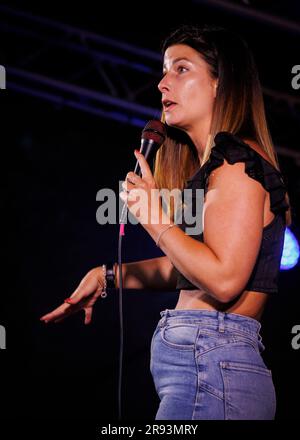 Fiona Ridgewell, Stand-Up Comedian, Open Air Comedy Gala, Southend-on ...