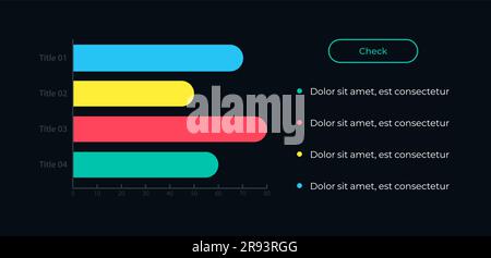 Chart with bars chart UI element template Stock Vector Image & Art - Alamy