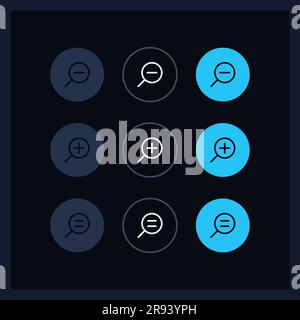 Zoom UI elements kit Stock Vector Image & Art - Alamy