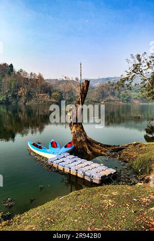 A beautiful shot of scenery around Kaptai National Park in Bangladesh ...