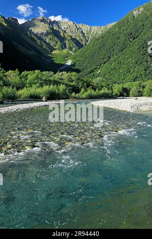 Kamikochi’s Azusa River and the Hotaka mountain range Stock Photo - Alamy
