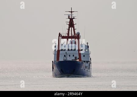 The Polar Prince arrives, Saturday, June 24, 2023 at the port in St ...