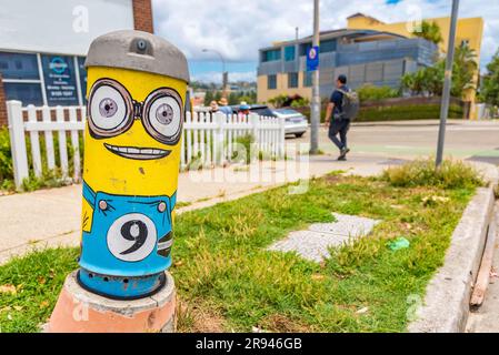 An Australian-made Telstra phone pillar or copper cable cabinet, in ...