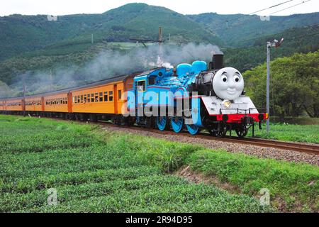 Thomas the Tank Engine and Tea Field Stock Photo - Alamy