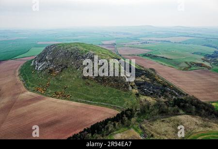 Traprain Law prehistoric hillfort. 1500BC burial site Neolithic to late ...