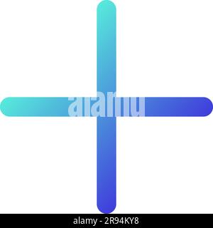 Plus pixel perfect gradient linear ui icon Stock Vector Image & Art - Alamy