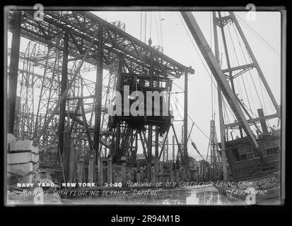 Removal of Old Cantilever Crane from Runways with Floating Derrick ...