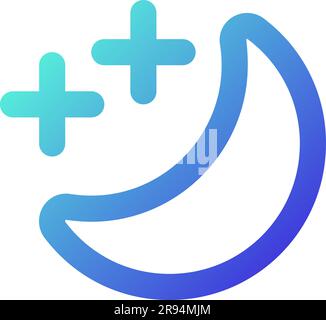 Sleep mode pixel perfect linear ui icon Stock Vector Image & Art - Alamy