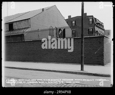 Monthly Progress Photo,Wall Rebuilt Near Main Street, Looking North ...