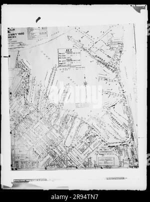 Map of the Naval Yard. Glass Plate Negatives of the Construction and ...