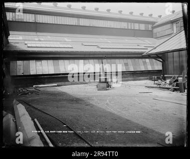 Dry Dock Number 4, Caisson Construction. Glass Plate Negatives of the ...