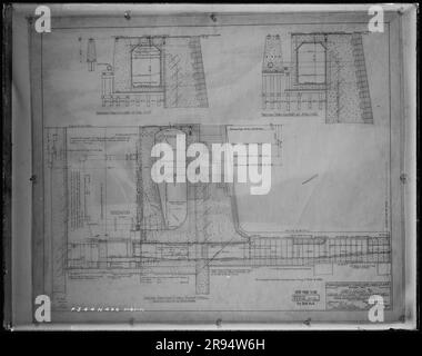 Drawing: Dry Dock Number Pump Well Plan. Glass Plate Negatives of the ...