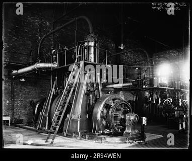 Yards and Docks Electric Power Plant, Buckeye Engine. Glass Plate ...