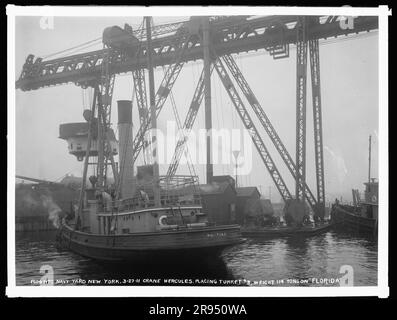 Crane Hercules Placing Turret Number 2, Weight 220,000 Pounds, in ...