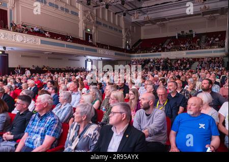 Dundee, UK. 24th June, 2023. First Minister Humza Yousaf meets with SNP ...