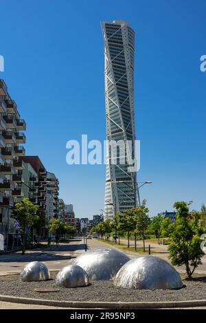 Malm Stadtentwicklungsgebiet V stra Hamnen Turning Tower Von Malm Stadtentwicklungsgebiet V stra Hamnen Turning Tower Von