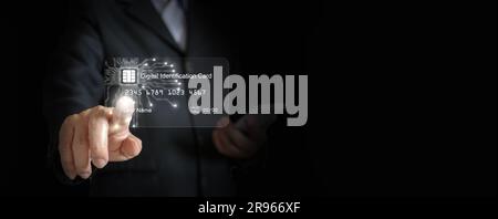 Digital ID card, Electronic Identification on a smartphone. e-ID ...