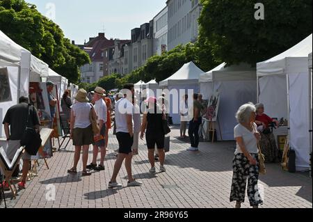 Hilden, Germany, Hilden Artists' Market 24. June 2023 Stock Photo - Alamy