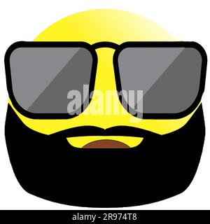 A senior citizen pensioner OAP old man emoji emoticon character wearing ...