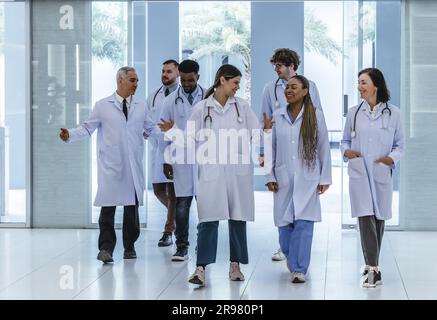 Group of experienced doctors from different of filed working together ...