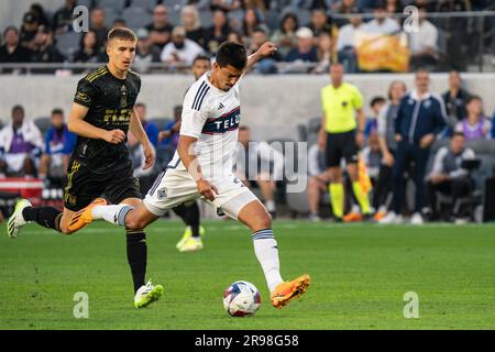 Vancouver Whitecaps defender Mathias Laborda (2) and Toronto FC forward ...
