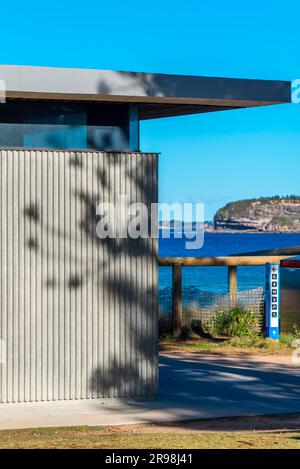 The concrete amenities block of the new Mona Vale Surf Life Saving Club ...