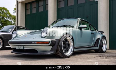 Singer Porsche 911, on display at the Bicester Flywheel held at the ...