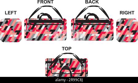 Duffle Bag Mock ups templates Stock Vector Image & Art - Alamy