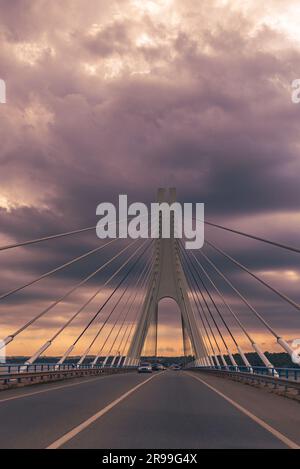 Portimao bridge over Arade river in Portugal Stock Photo - Alamy