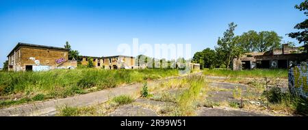 Old abandoned RAF airbase Stock Photo - Alamy