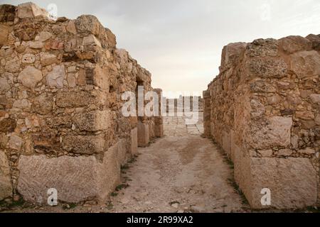 Citadel archeological park in Amman, Jordan. Roman ancient ruins Stock ...
