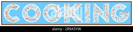 Culinary art word cloud concept. Vector illustration Stock Vector Image ...