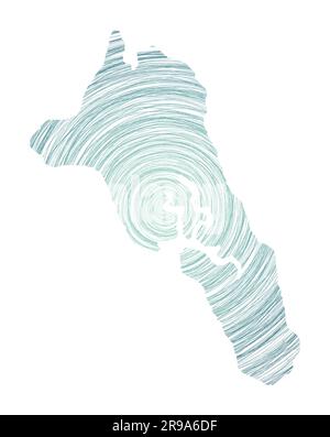 Havelock Island map. Map of Havelock Island in dotted style. Borders of ...