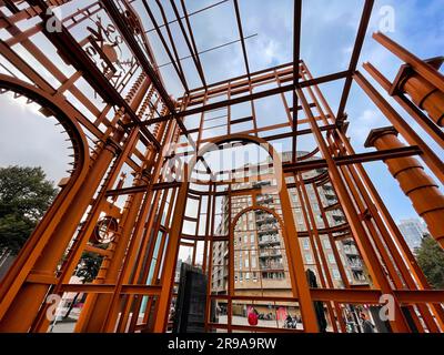 Reconstruction of the Delftsche Poort, realized in 1995 Stock Photo - Alamy
