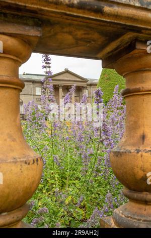 Tatton house, a manor house standing in Tatton Park at Knutsford ...