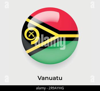 Flag of Vanuatu. Vector Illustration Stock Vector Image & Art - Alamy