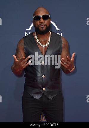 Jeezy arrives at the BET Awards on Sunday, June 25, 2023, at the ...