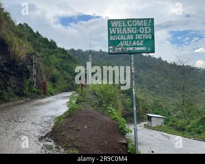 Buscalan, Philippines. 23rd May, 2023. A cable car of sorts is used to ...