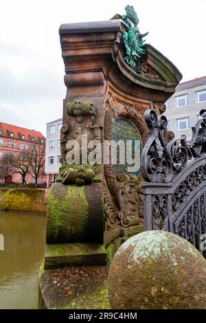 Museums Bridge, Museumsbruecke in German, is a medieval bridge over ...