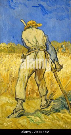 The Reaper, after Millet, Vincent van Gogh, 1889 Stock Photo - Alamy