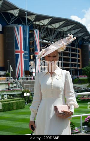 Leonora Smee on day two of Royal Ascot at Ascot Racecourse, Berkshire ...