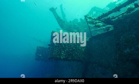 Deck ferry Salem Express shipwreck, Red sea, Safaga, Egypt Stock Photo ...