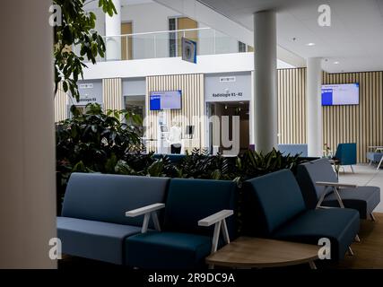 ELST - Interior of the Rijnstate hospital in Elst. The hospital is CO2 ...